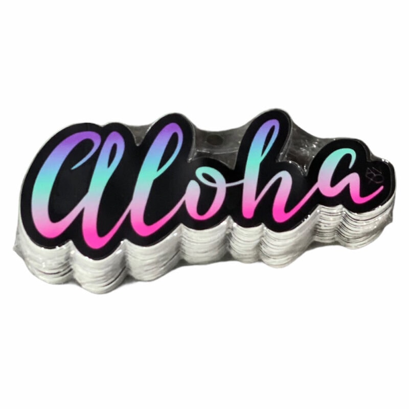 Aloha Pink Script – Double Portion Supply