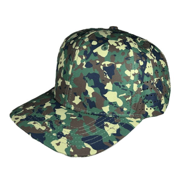 Pattern Curved Bill Hats – Double Portion Supply
