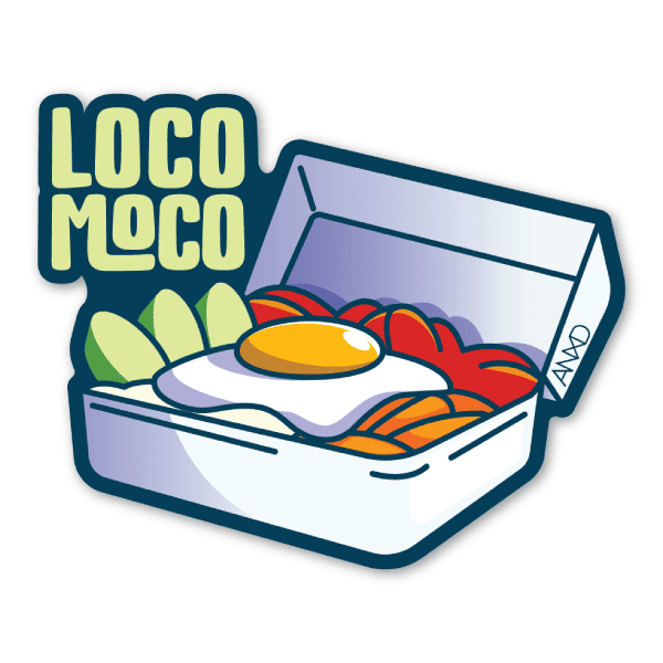ANXD Loco Moco Sticker – Double Portion Supply